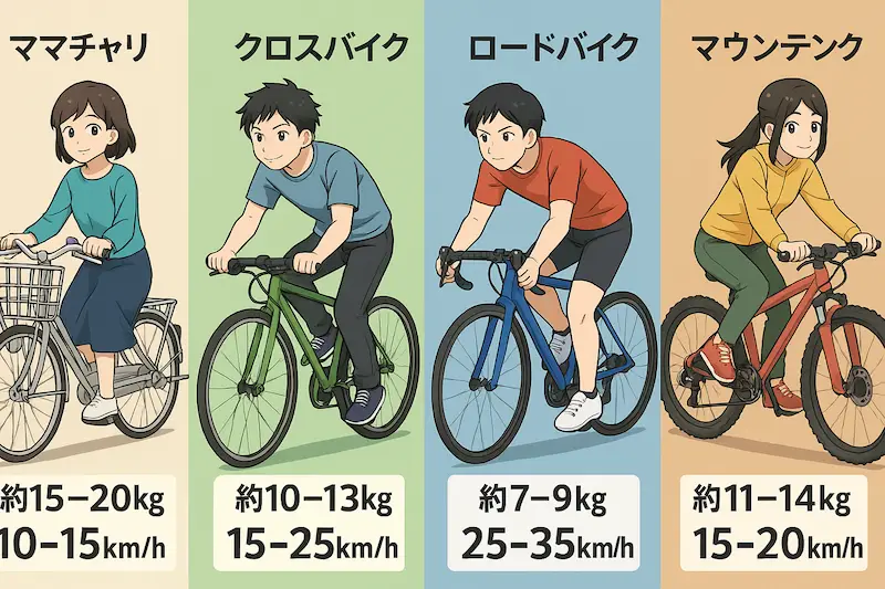 クロスバイク平均速度の目安と速く走るためのコツ完全解説